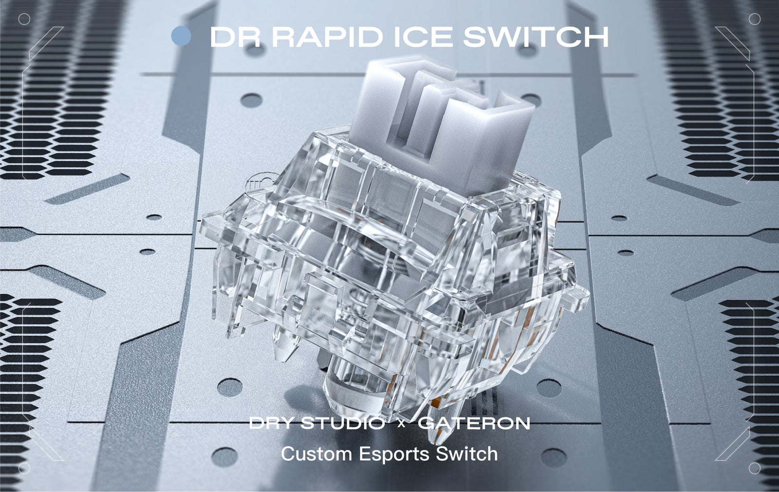 [DRY STUDIO x Gateron] DR Rapid Ice Gaming Switch – Angry Miao