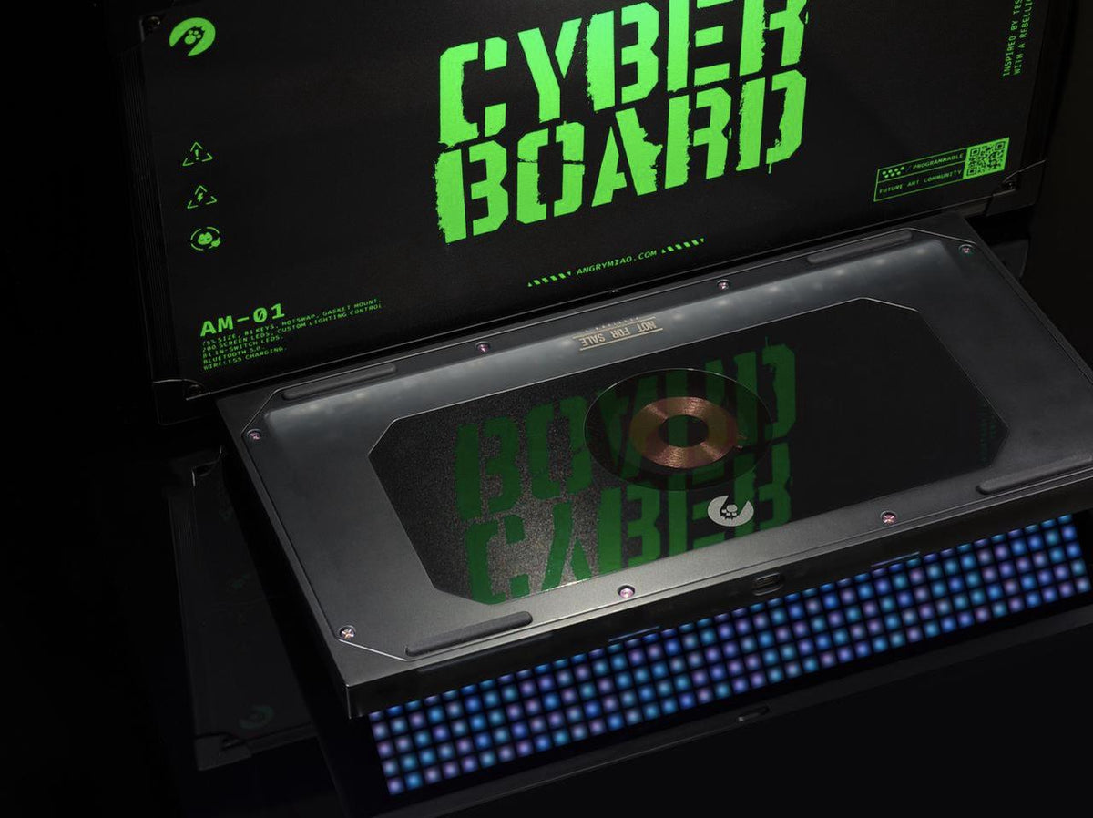 CYBERBOARD Terminal - Retrofuturistic RGB