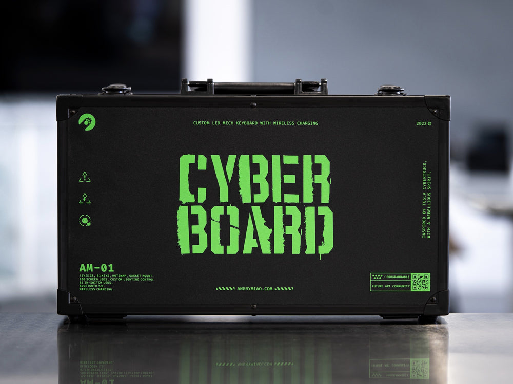 CYBERBOARD Terminal - Retrofuturistic RGB